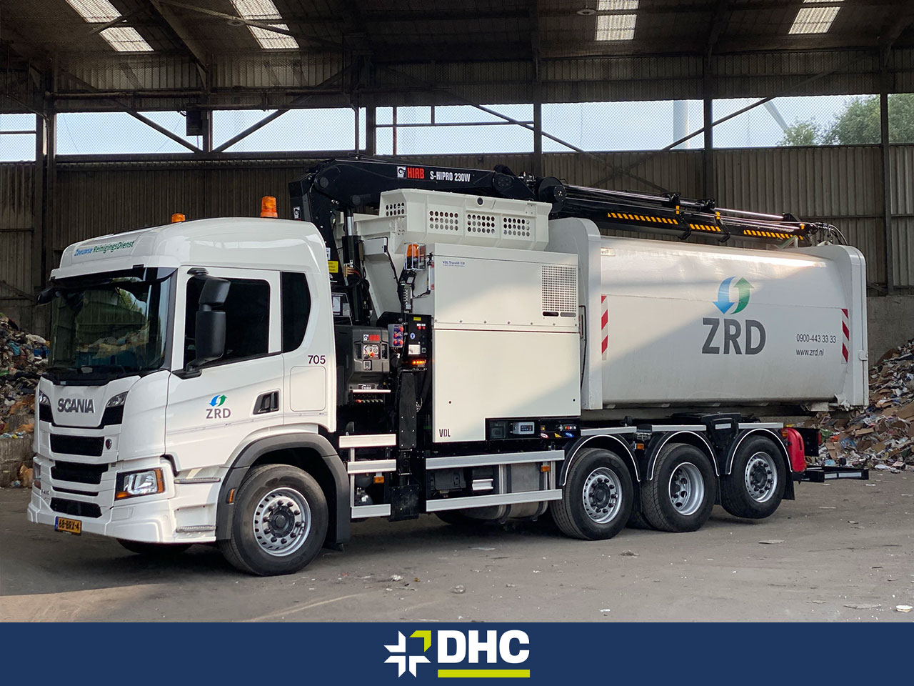 Aflevering Scania P410 8×2/*6 Zeeuwse Reinigingsdienst – DHC Zeeland