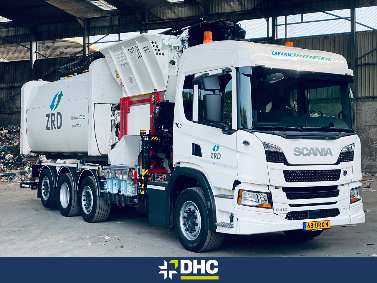 Aflevering Scania P410 8×2/*6 Zeeuwse Reinigingsdienst – DHC Zeeland
